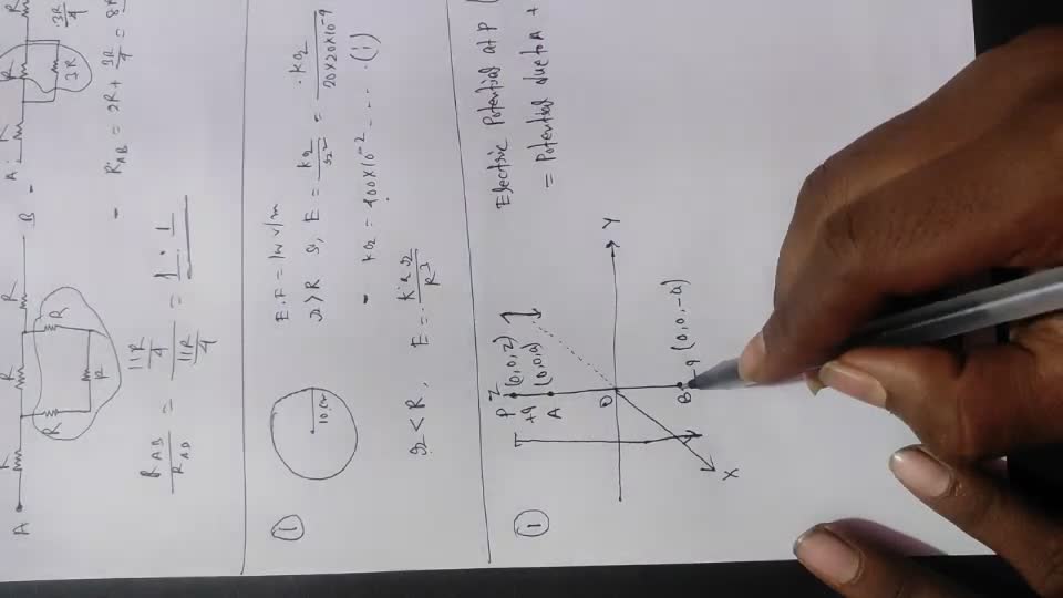 Zigya AppTwo charges −q and +q are located at points (0,0,−a) and (0,0,a..