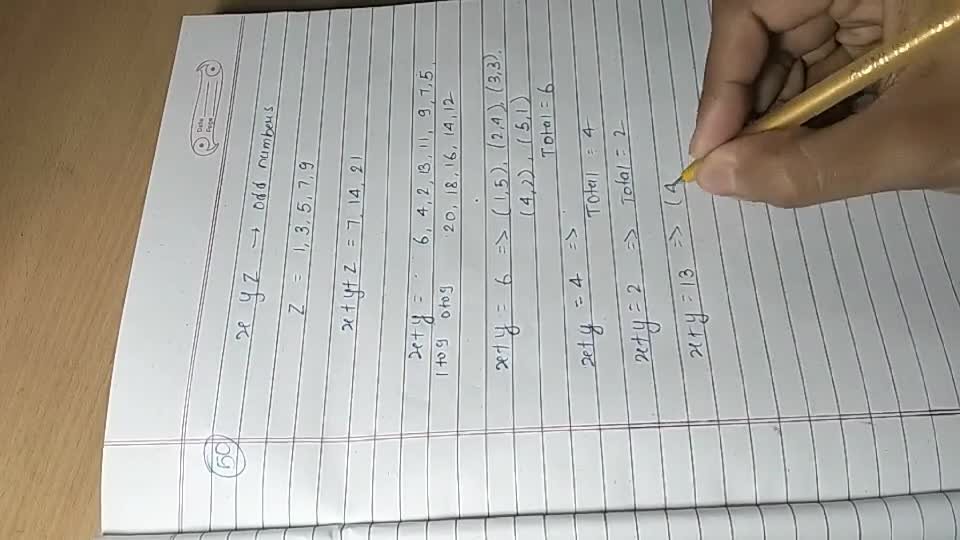 The number of 3-digit odd numbers, whose sum of digits is a multiple of 7..