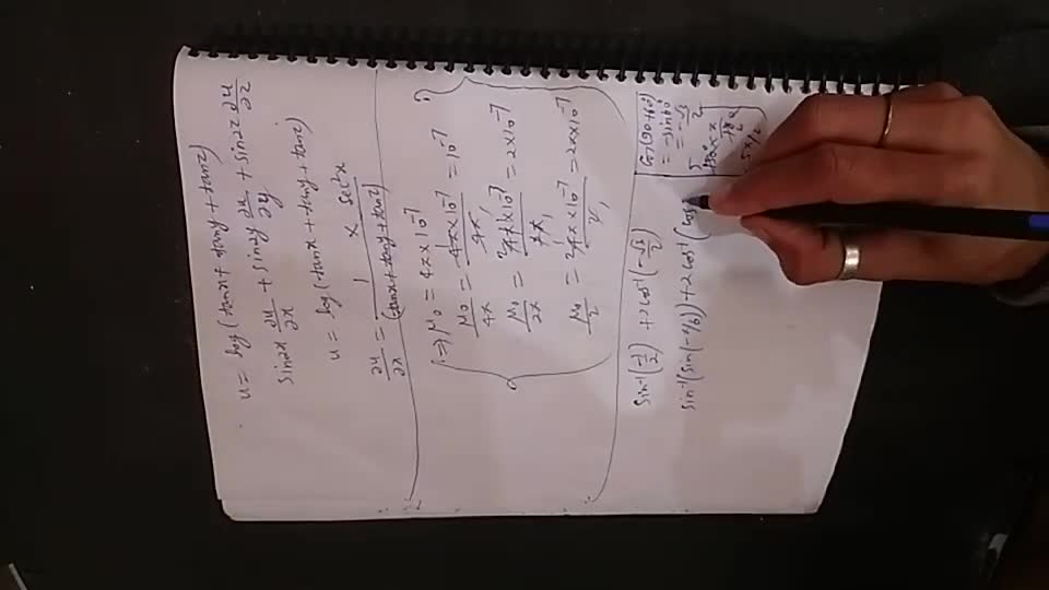 For the principal values, evaluate each of | Filo