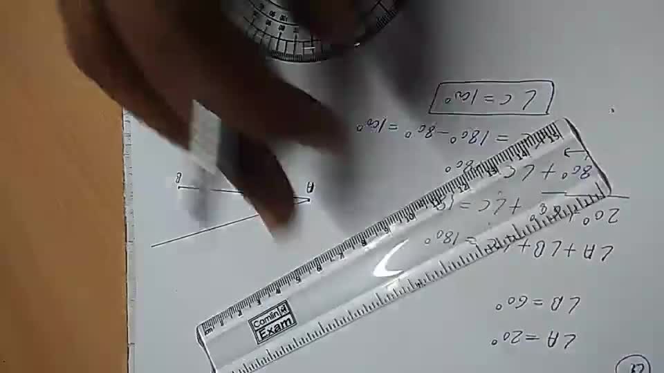 BASIC LEVEL 1. For ϵ ach of the following, given the sizes of ∠A and ∠B,