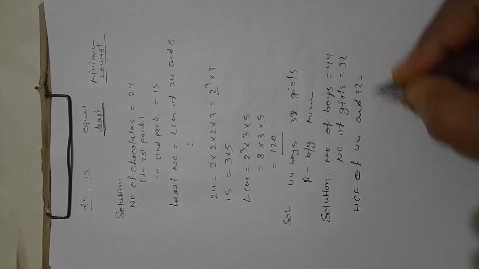 How do I determine how to find gcf and LCM in word problems class 10 boar..