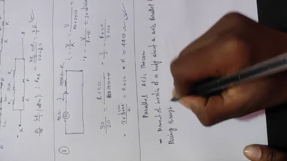 Parallel axes therom and perpendicular axis therom | Filo