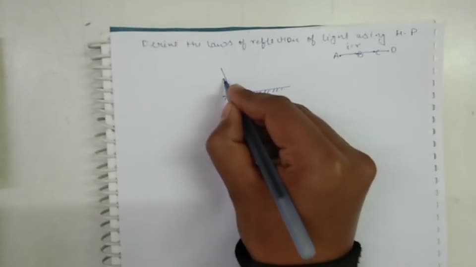 Derive The Law Of Reflectionof Light Using Huygens Principal Filo