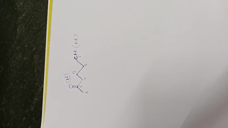 The IUPAC name of the following compol is CC(=O)CCCC#N | Filo