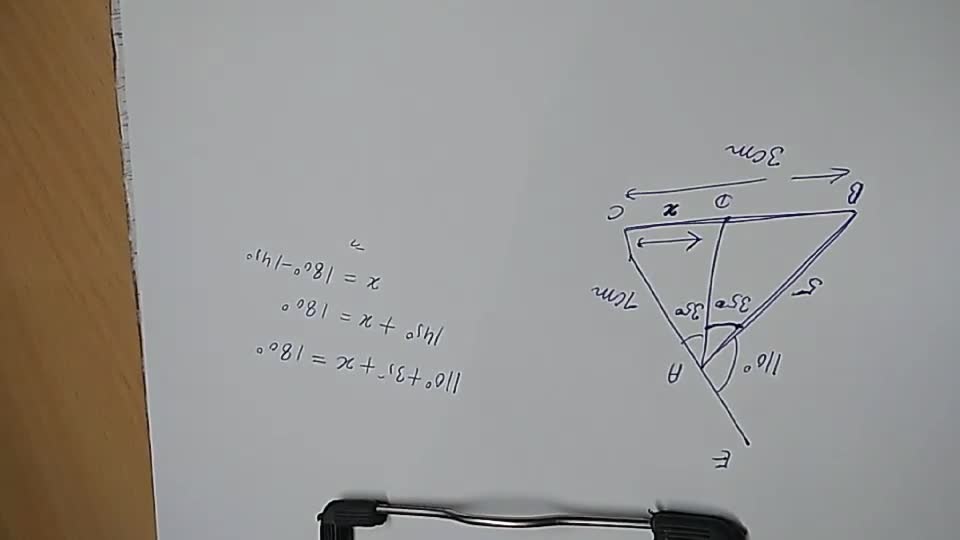 In the adjoining figure if exterior \angle E A B=110^{\circ}, \angle C A