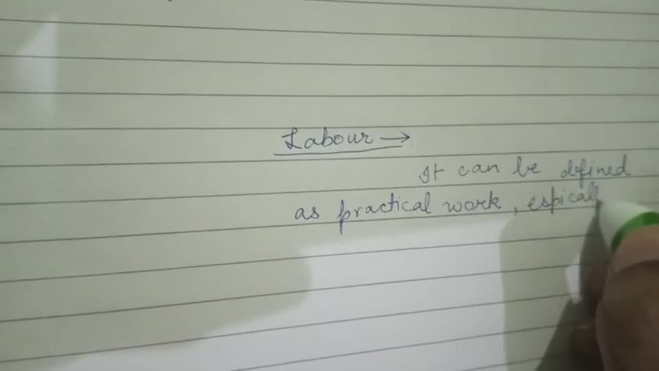 Define labour and explain the stages of labour | Filo