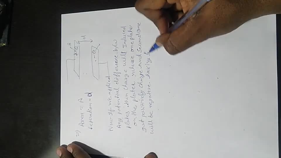 Derivation Of Parallel Plate Capacitor With And Without Dielectric Filo