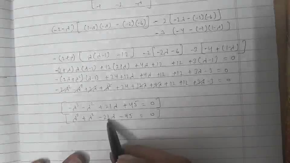 (1) Find the eigen vectors and reign values of the matrix\[\left[\begin..