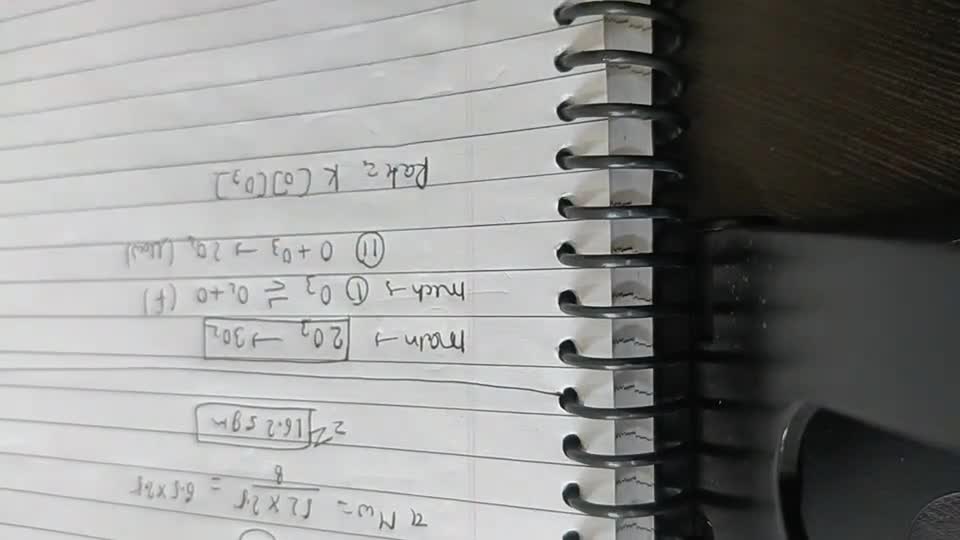 The chemical reaction 2O3 →3O2 proceeds as followsO3 ⇌O2 +OO+O3 →2O2