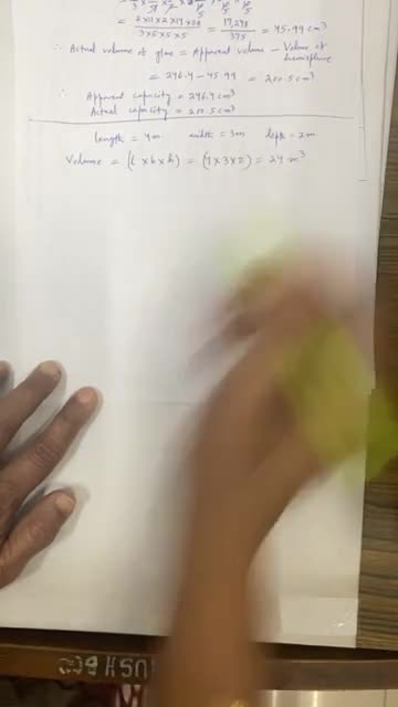10. A storage tank at a petrol station is a cuboid 4 m long, 3 m wide and..