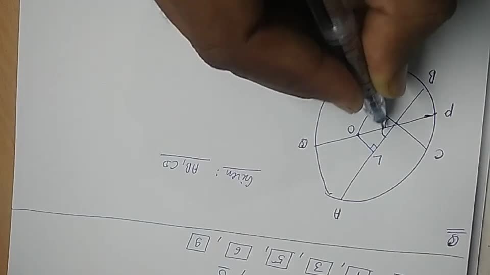 Example 1. If two intersecting chords of a circle make equal angles with