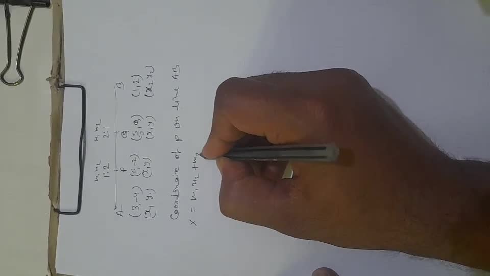 6. Points P,Q and R in that order are dividing a line segment joining A(1..