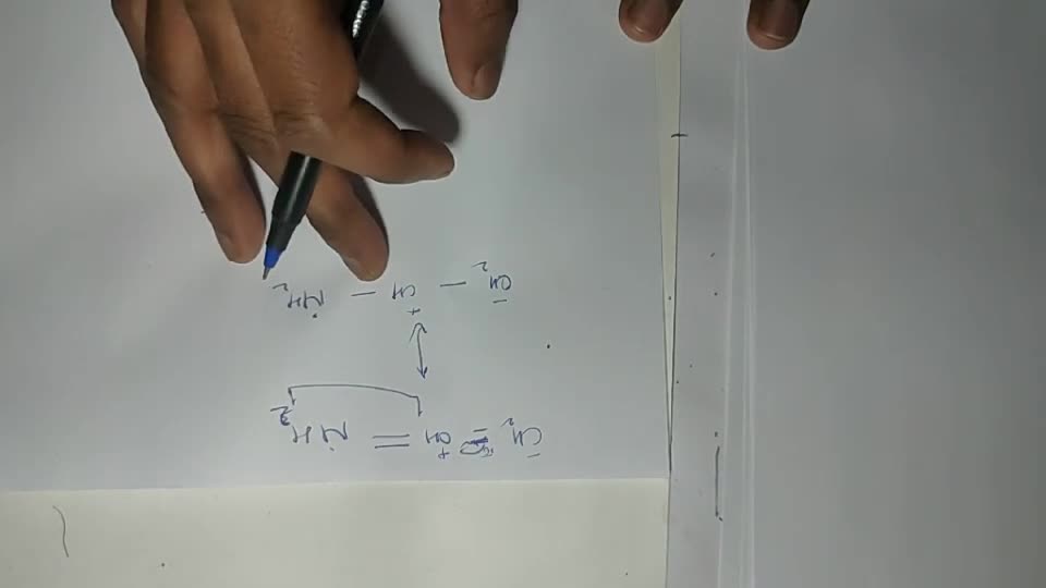Resonance structure of: \mathrm{CH}{2}=\mathrm{CH}-\mathrm{NH}{2} | Filo