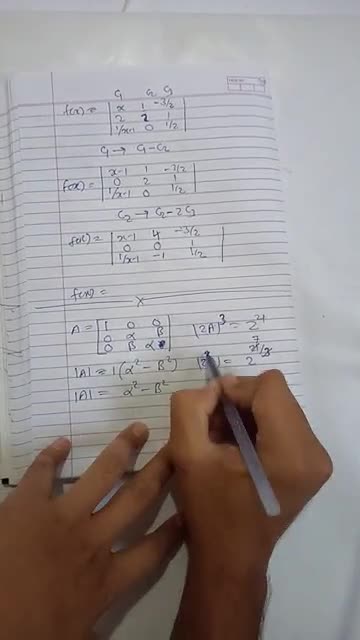 Let A=\left[\begin{array}{lll}1 & 0 & 0 \\ 0 & \alpha & \beta \\ 0 & \bet..