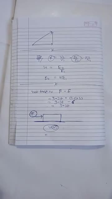 A 1 \mathrm{kg} block moving on horizontal rough surface of friction coef..