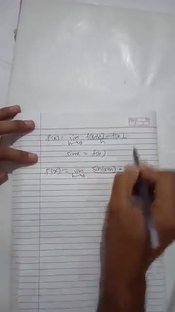 11 Differentiate Sinx By Ab Initio Method Filo