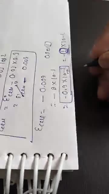 The potential for the given half cell at is\[\begin{array}{l}(-) \ldot..