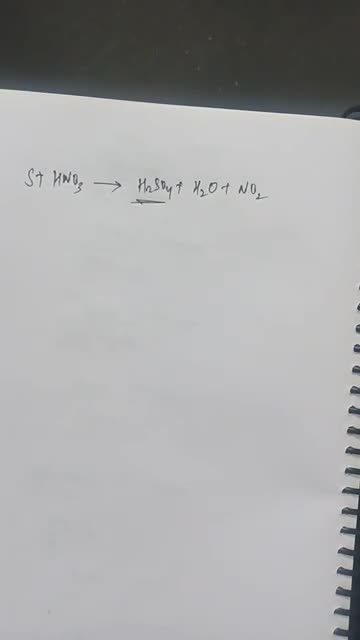 balance the chemical equation S+HNO3=SO2+NO under acidic medium using oxi..