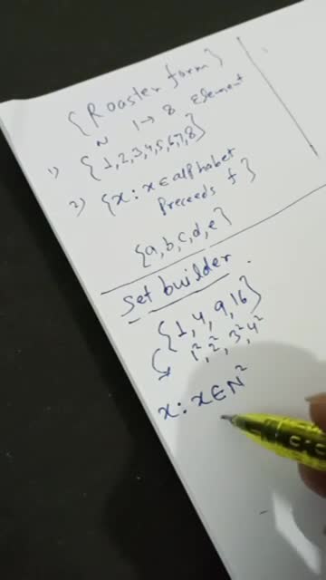 What is roster form and setbuilder form ? | Filo