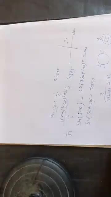 In ASTC CLASS 11 MATHS RULE WHAT IF IT IS GIVEN SIN 500 BECAUSE WHEN WE S..