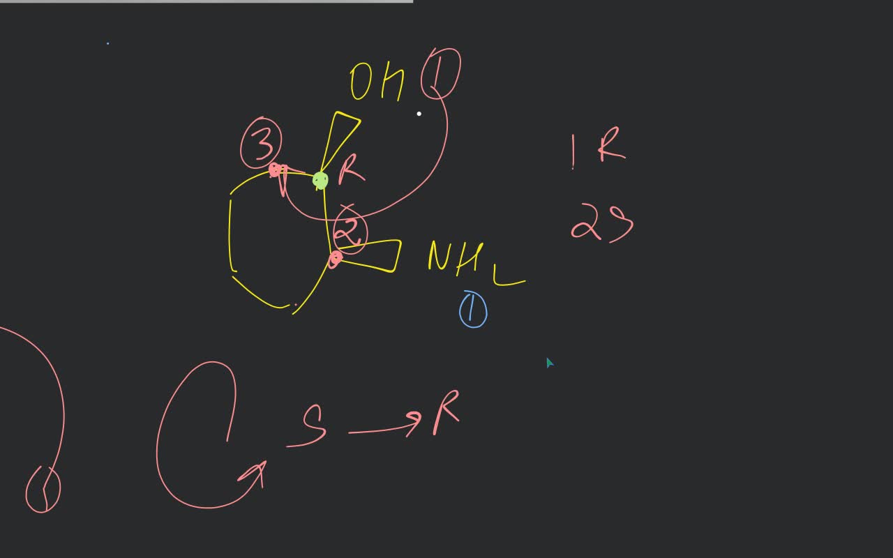 2.) Assign R and S configurations to the following compounds:C[C@H](Cl)B..