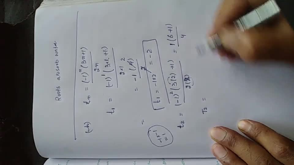 Wrine down the first five terms of the sequences whosen±term are given be..