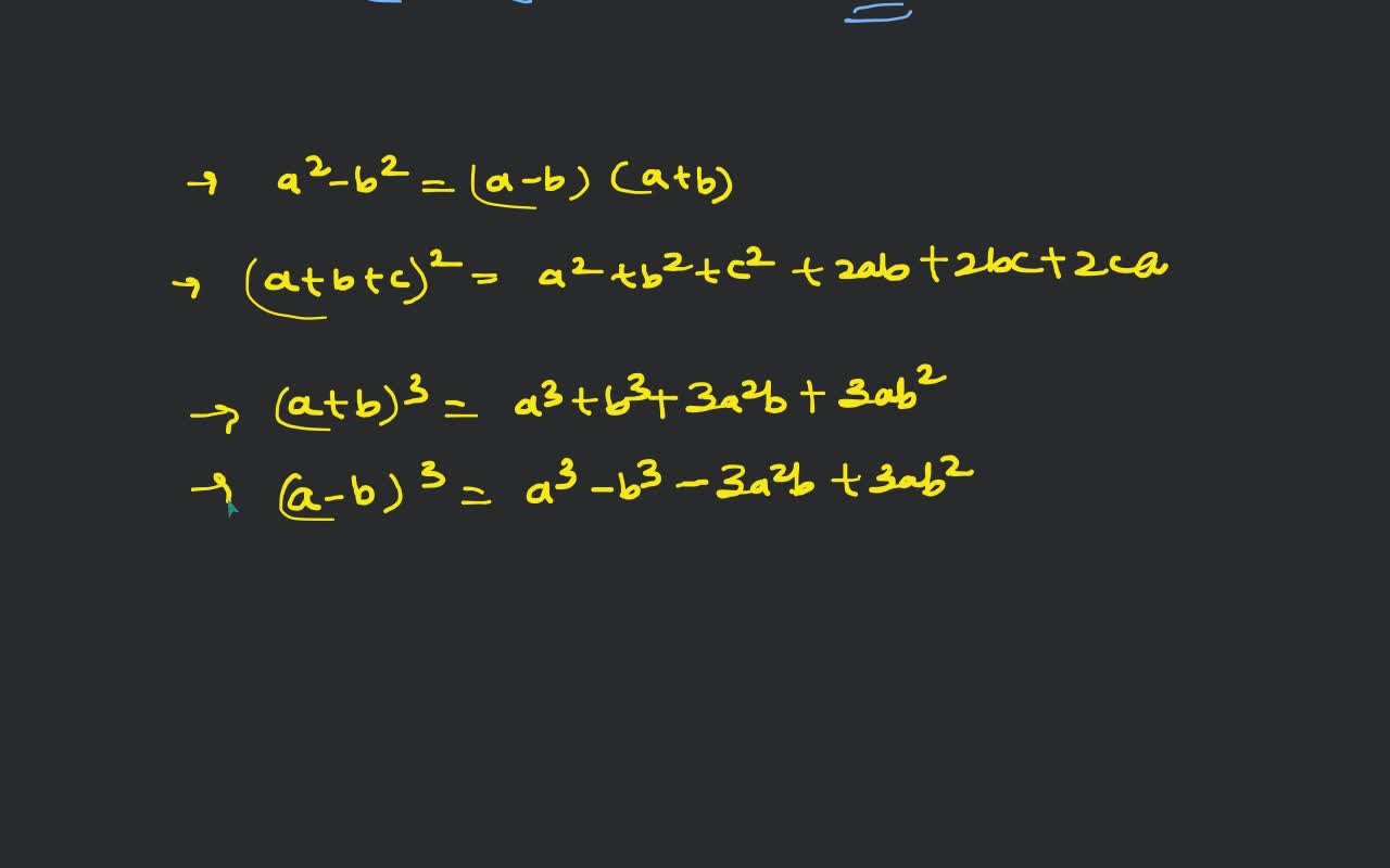 Explanation In Factorization Of Polynomials And Algebraic Identities 4307