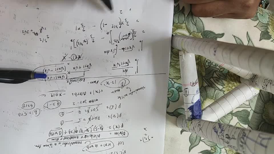 Section (A) : Basic Problems (Definition based, Substitution, By parts) A..