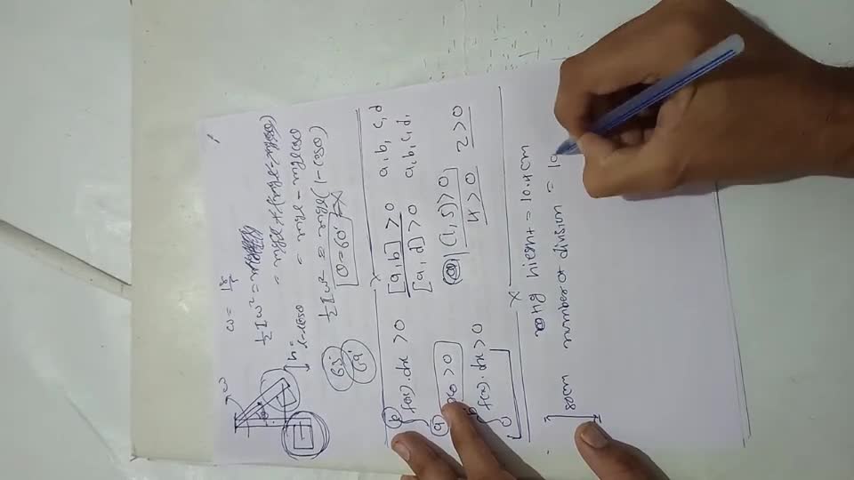 13. The distance between the upper and lower fixed points is 80 cm Find t..