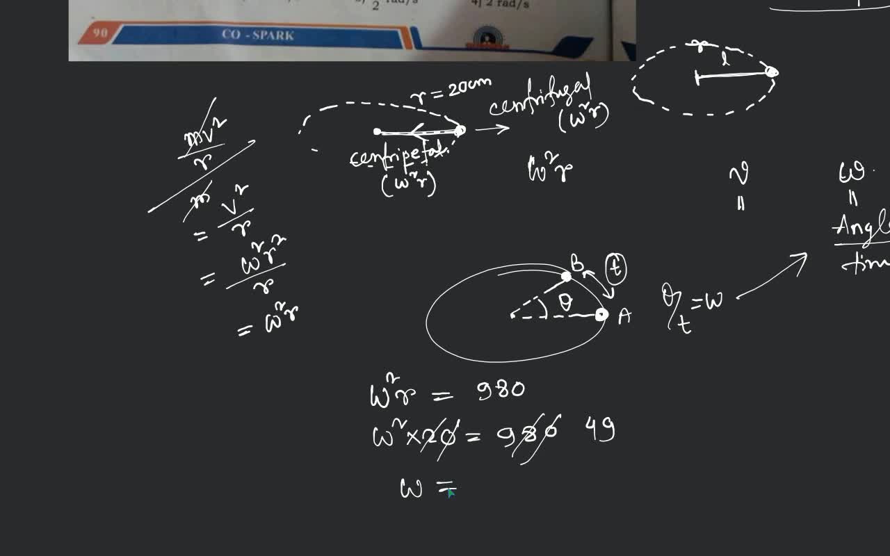 A stone moving along a circular path makes 20 revolutions in 10 s . What