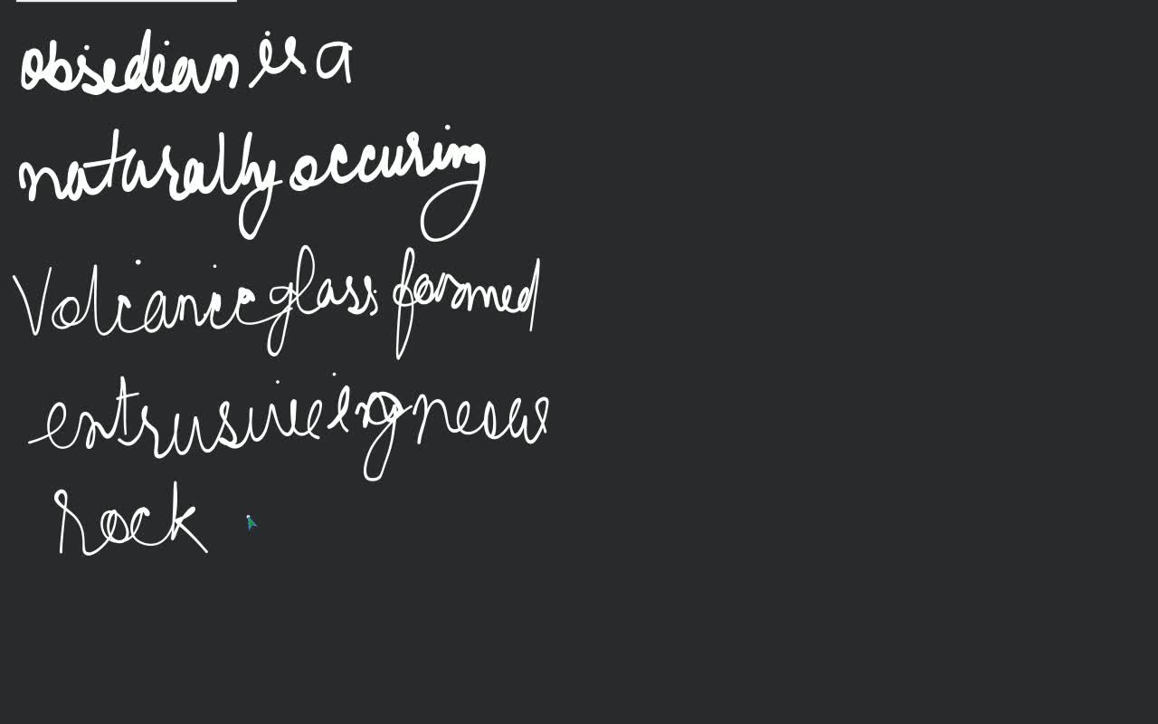 What is obsidian | Filo