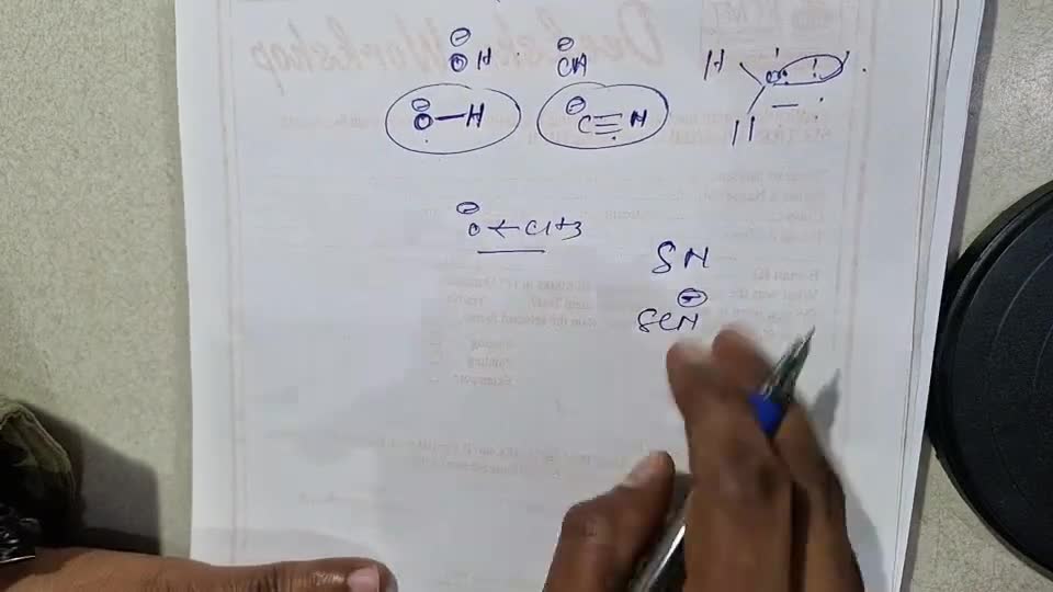 Given(i)HCN(aq)+H2 O(b)⇌H3 O+(aq)+CN−(aq)Ka =6.2×10−10(ii) CN−(aq)+H2..