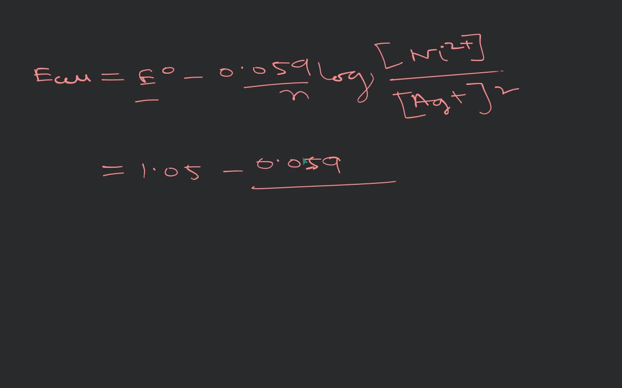 18 Calculate the emf of the cell in which the following reaction takes pl..