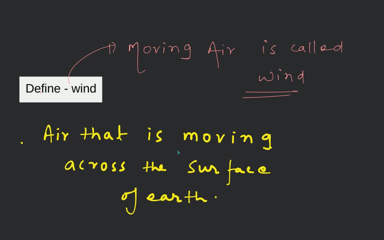 Define - wind | Filo