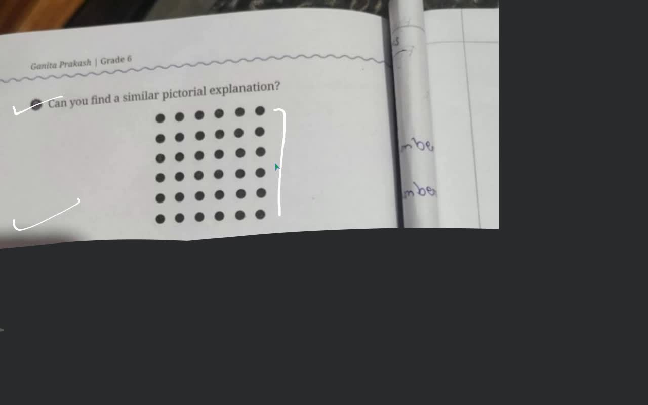 Ganita Prakash | Grade 6 Can you find a similar pictorial explanation? Fi..