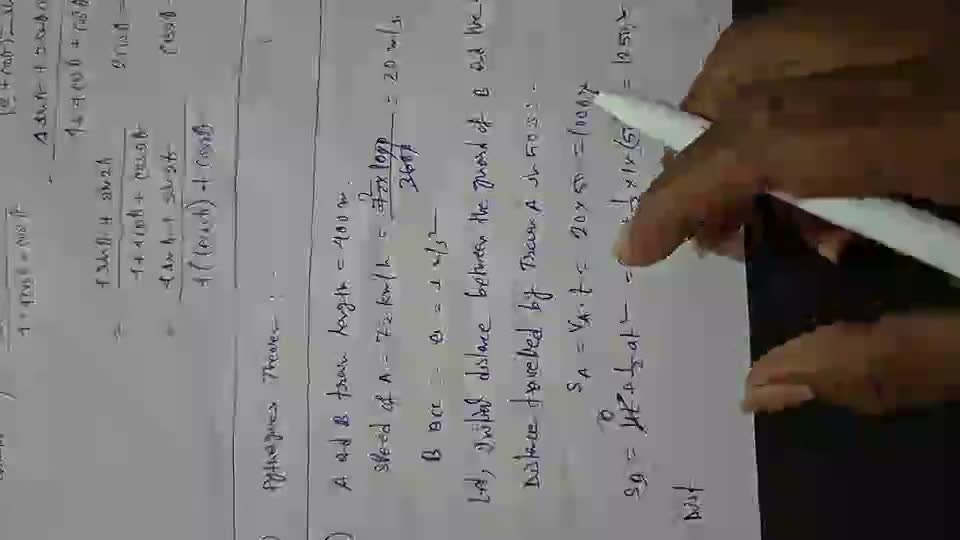 relative velocity v time BEGINNER'S BOX-9 Two trains A and B each of leng..