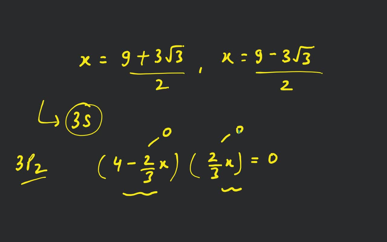 The wave functions of 3s and 3p, orbitals are given by 435 1 1/2 1 = 4"A"..