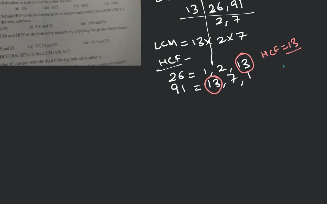 gers g it! hod So. LCM (6, 72, 120) = 23 x 32 x 5' = 360 Remark : Notice,..