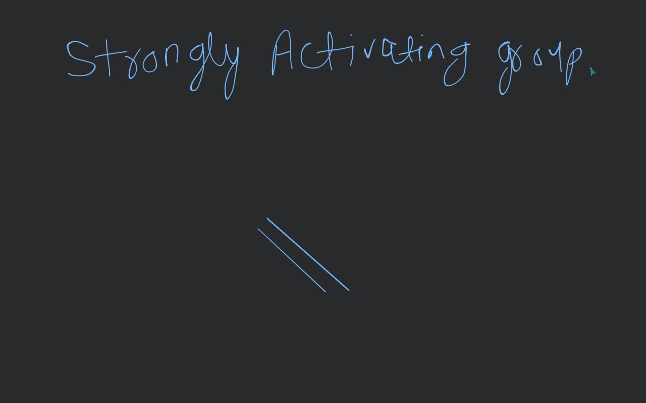 Explain ortho para and meta directing group identification | Filo