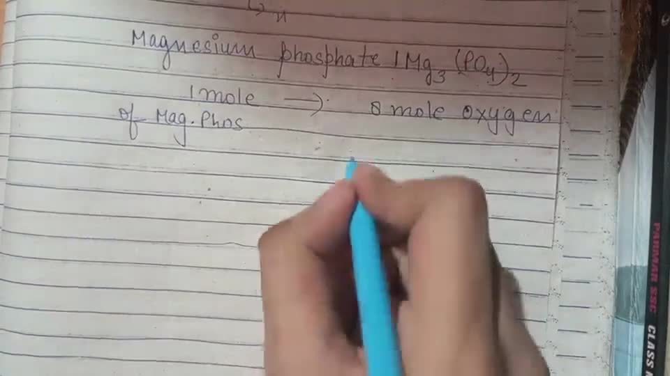 #M.IT AxBy 1 molecule of Ax By has A atoms = t B y Imole of AxBy has A mo..