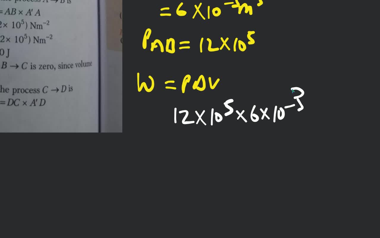 anti-clock Example 18. The figure shows a p-V graph of the thermodynamic