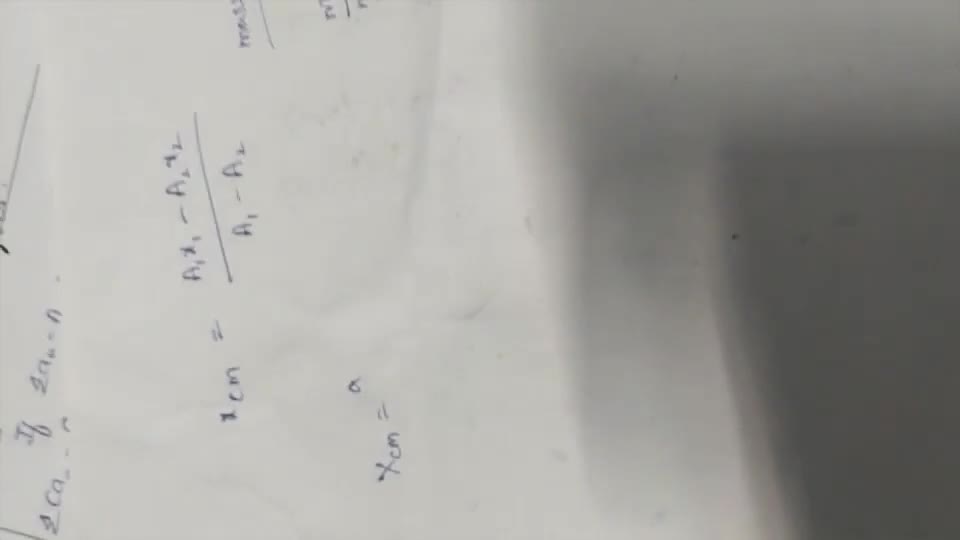 X Example 8.11 Two identical rods e are connected as shown. Locate ce Sol..