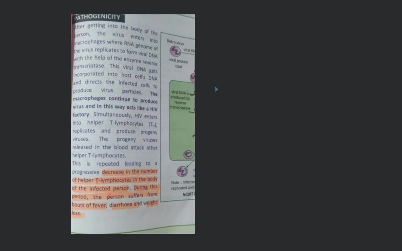 PATHOGENICITY After getting into the body of the person, the virus enters..